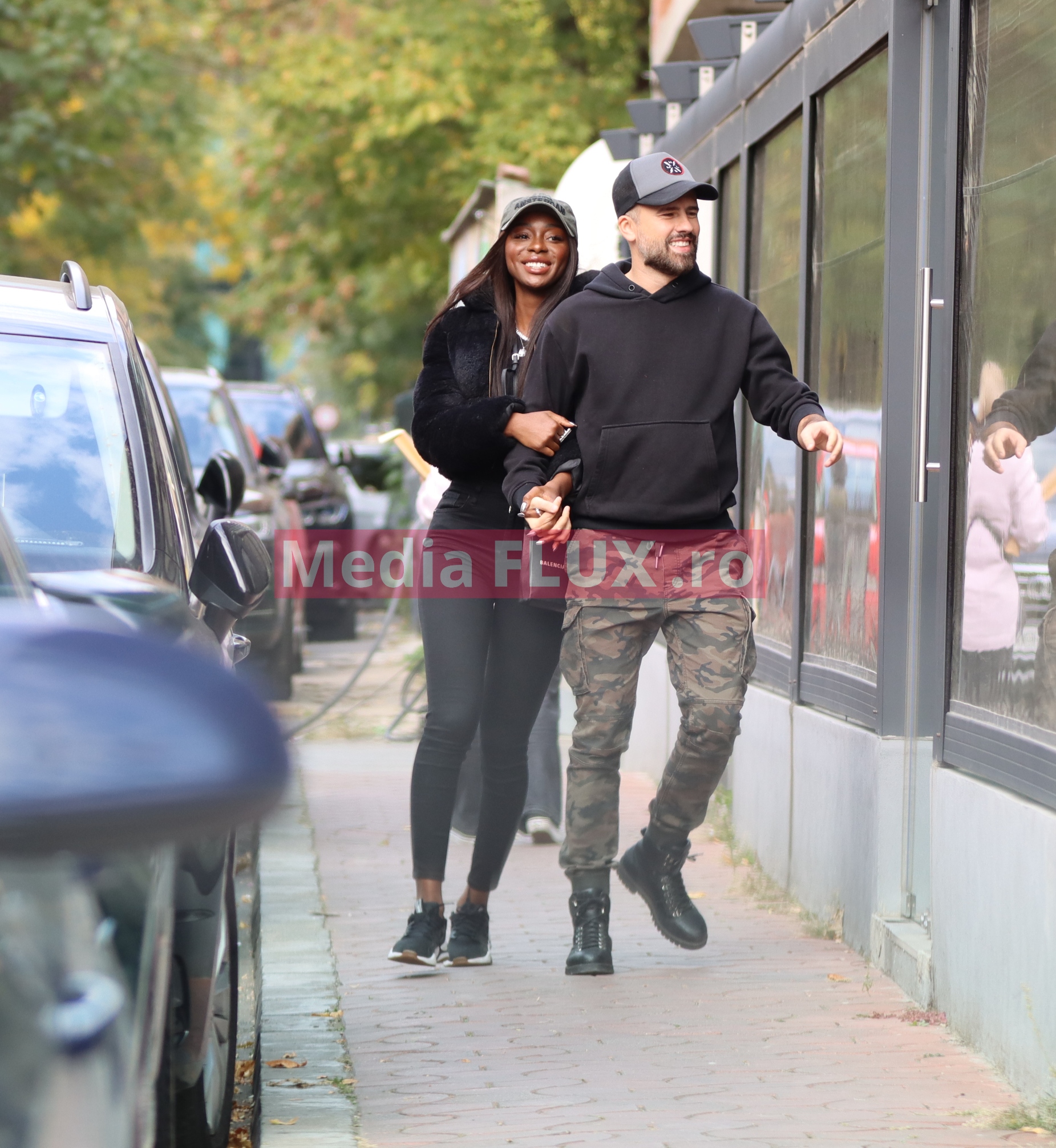 Florin Ristei și iubita, Naomi Hedman, se distrează de mama focului