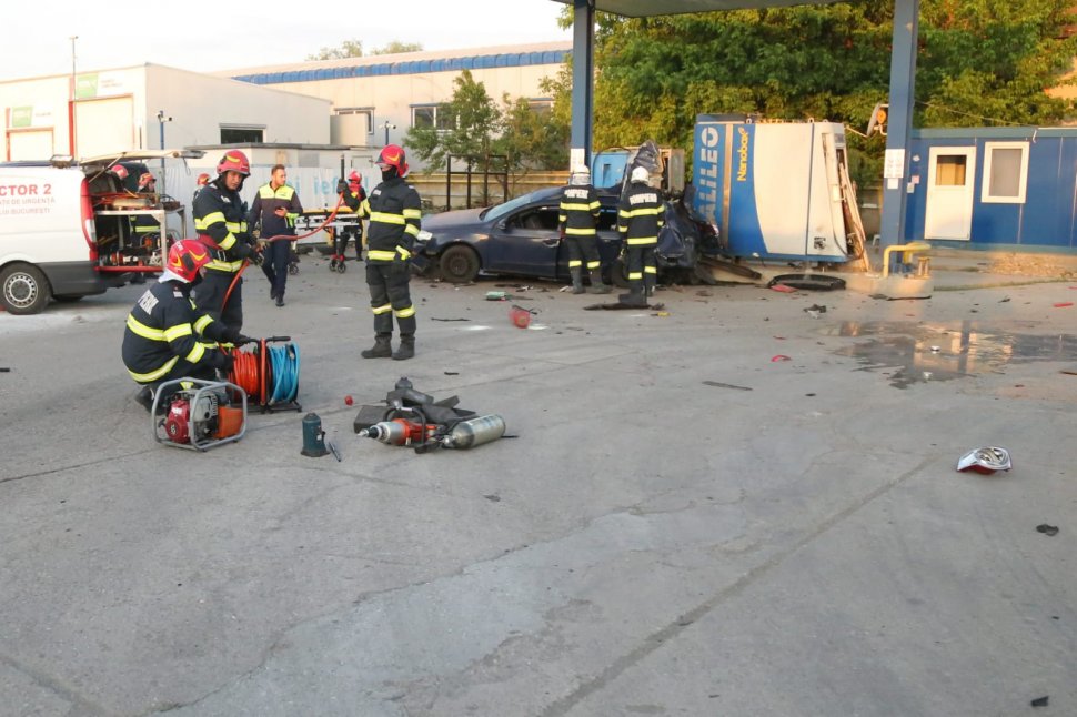 Explozie într-o stație GPL din Pantelimon! O persoană a murit și o alta ...