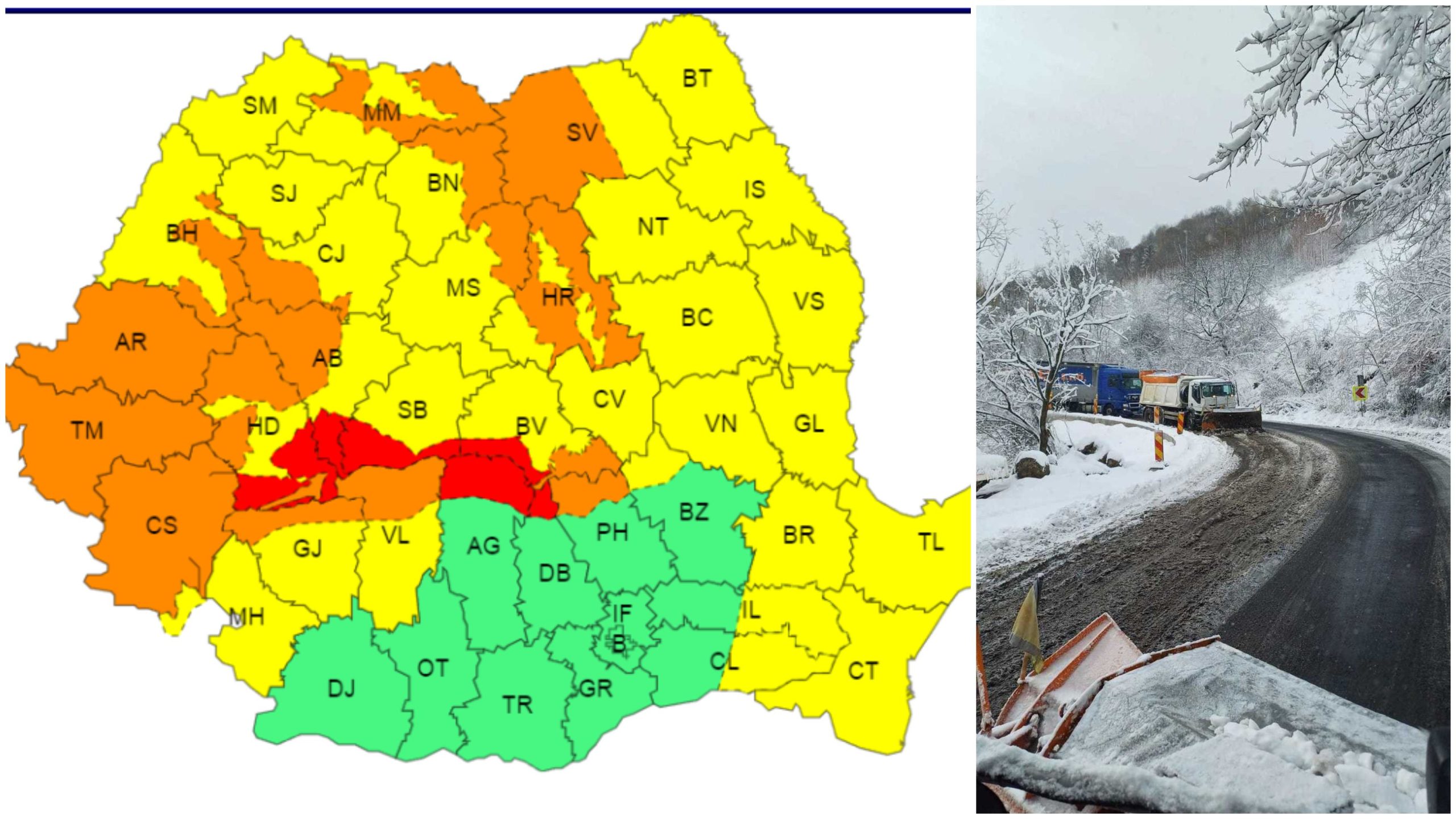 Ședință de urgență după codul roșu de viscol. Avertismentul șefei ANM ...
