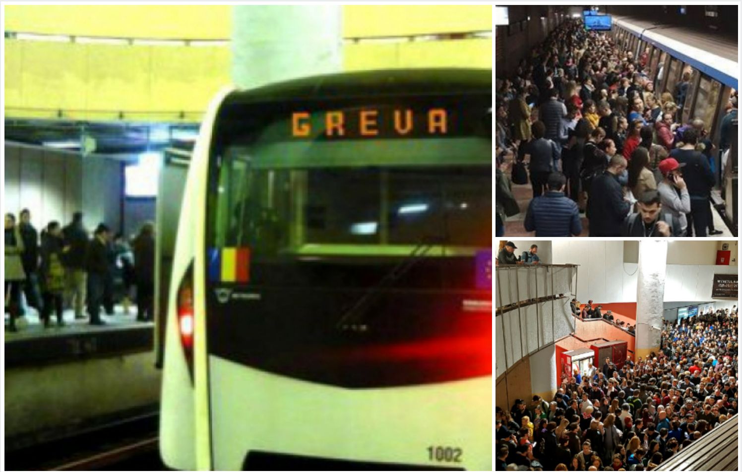 O nouă grevă provoacă haos în România. Angajații Metrorex își cer ...