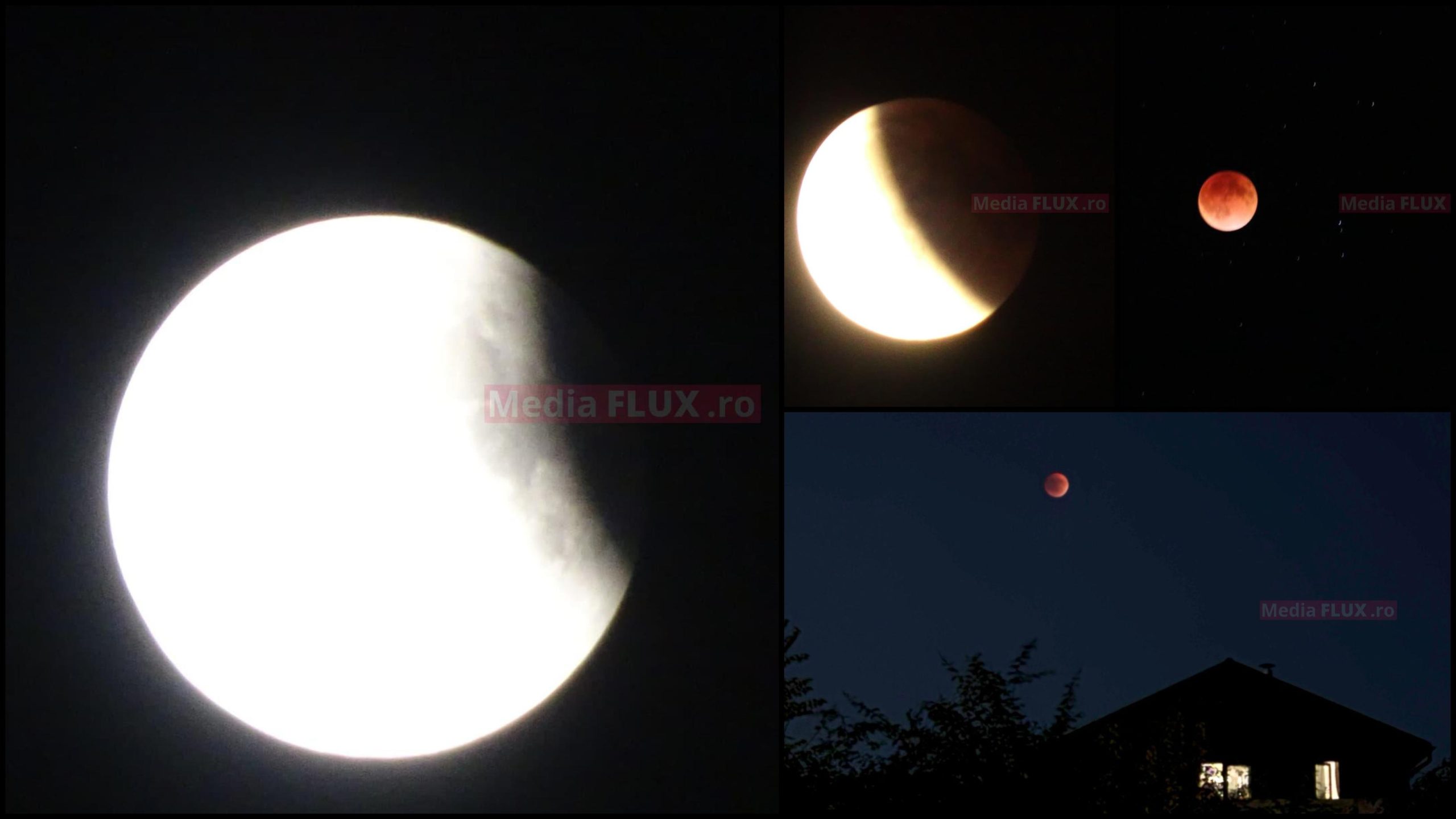 EXCLUSIV Cum s-a văzut eclipsa totală de lună de duminică seară în ...