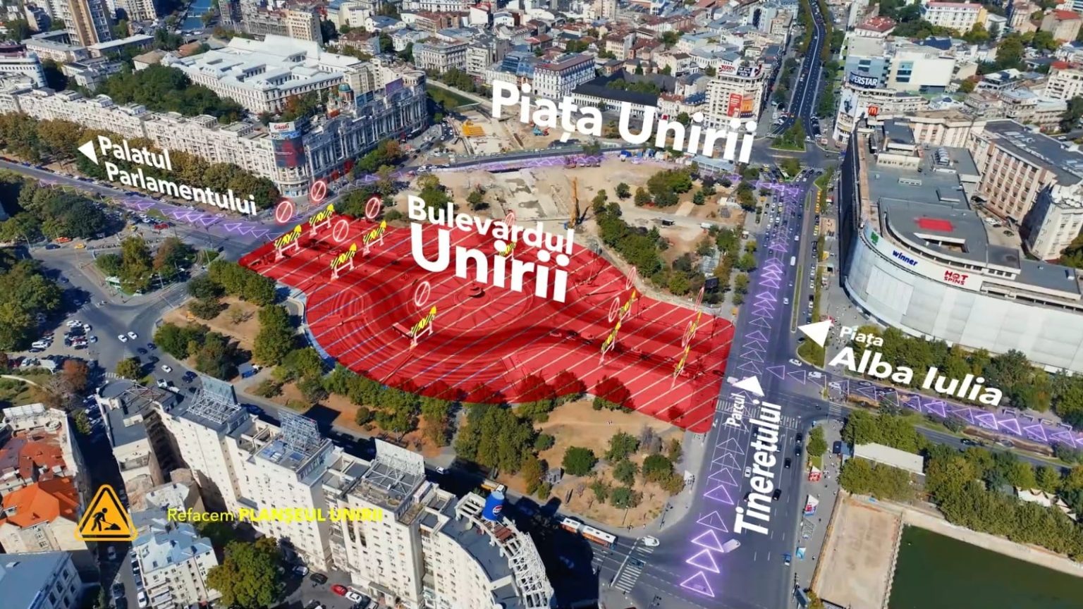 Un nou pasaj pietonal subteran între staţiile de metrou Piaţa Unirii 1 ...