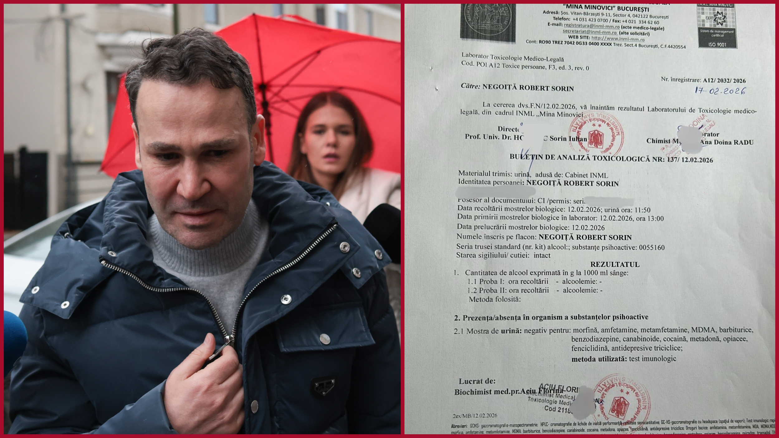 Primarul Robert Negoiță a primit rezultatul testului antidrog de la ...