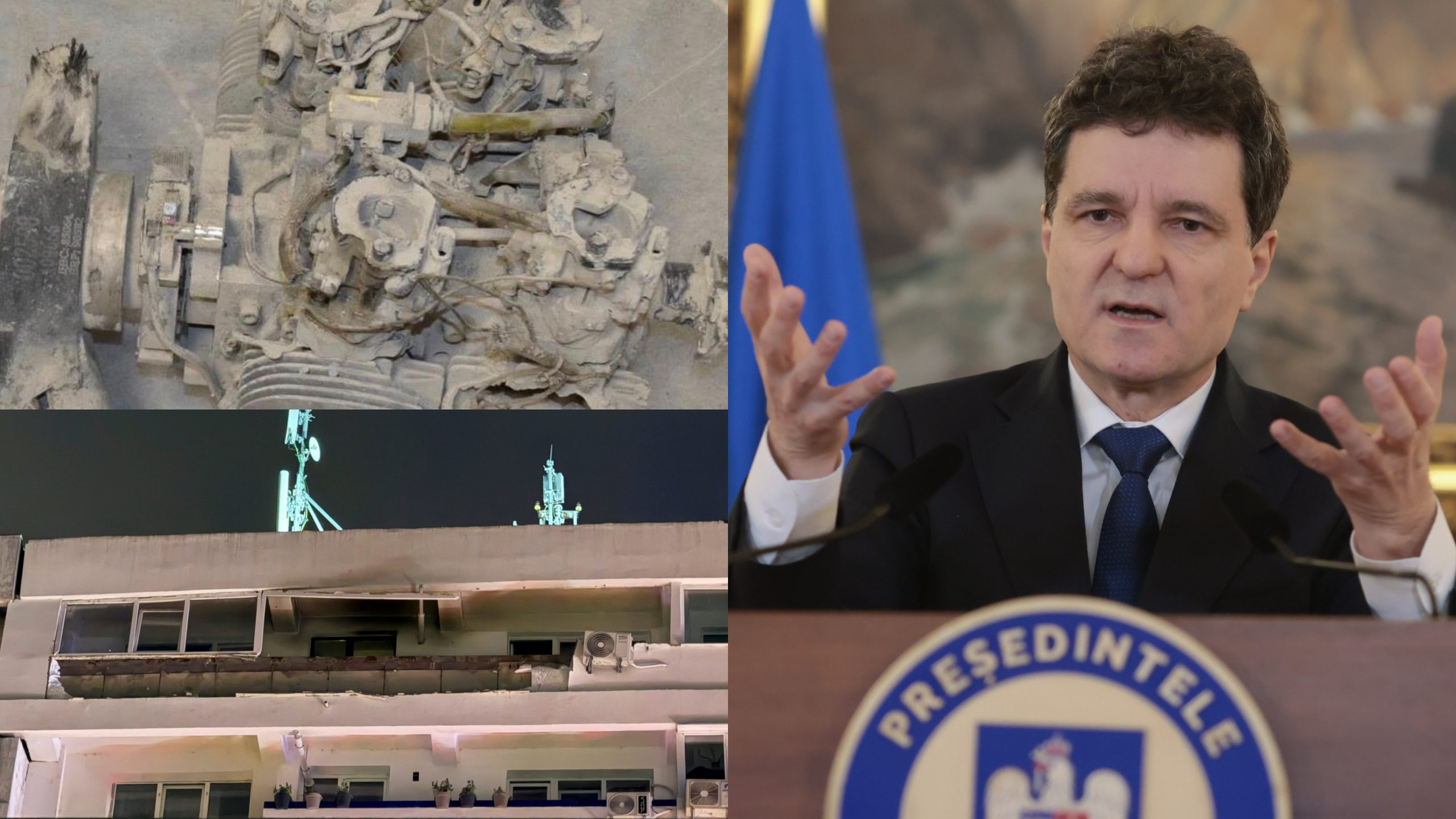 A fost stabilită proveniența dronei care a lovit blocul din Galați ...
