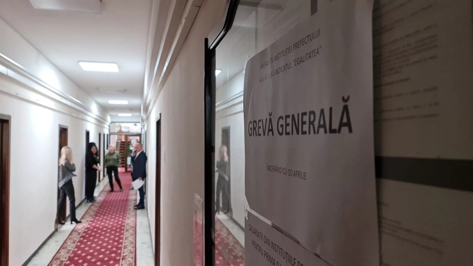 Grevă generală în mai multe prefecturi din România