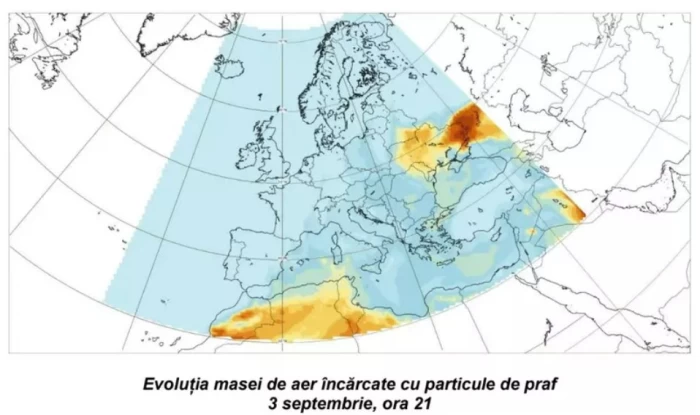 Un val de praf din Asia va acoperi România. Cele mai afectate regiuni